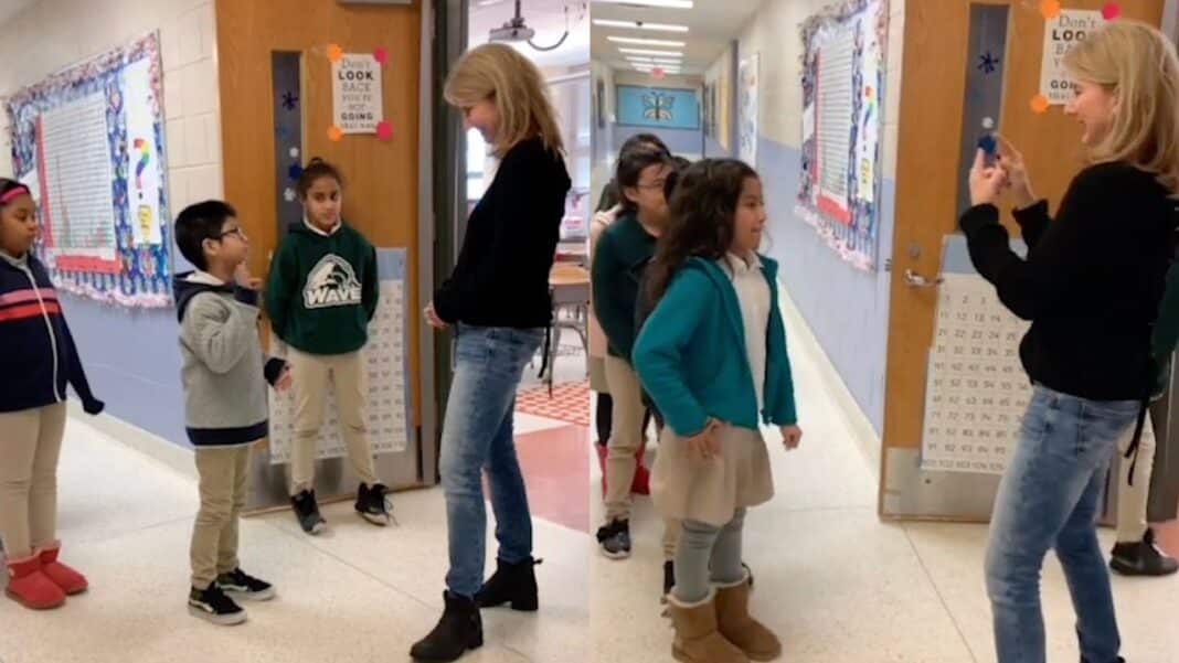 Students Greet Deaf Teacher With Sign Language - Happilynews.com