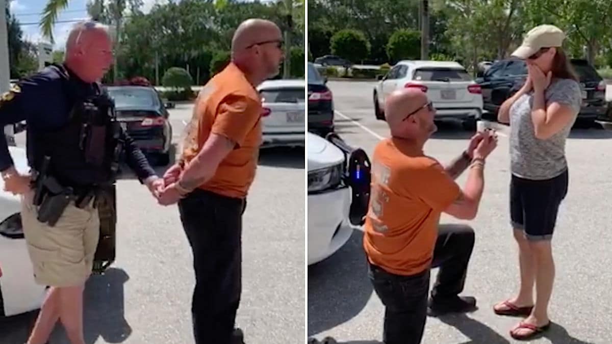 Police Officer Stages Fake ‘Arrest’ So He Can Propose To His Girlfriend ...