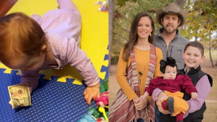 Baby Only Crawls for Money in Hilarious Video - Happilynews.com