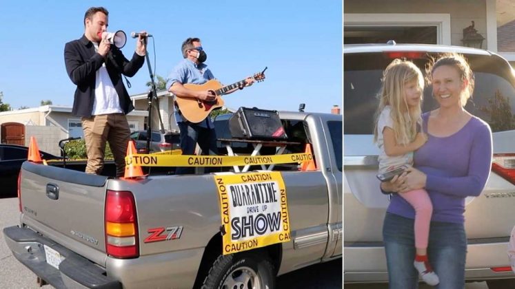 Family Host Drive-By Concert For Residents In Quarantine