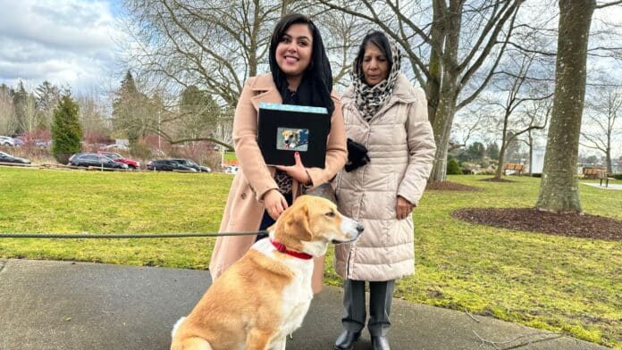 Woman Who Fled Afghanistan as Refugee Finally Reunites With Her Dog in ...