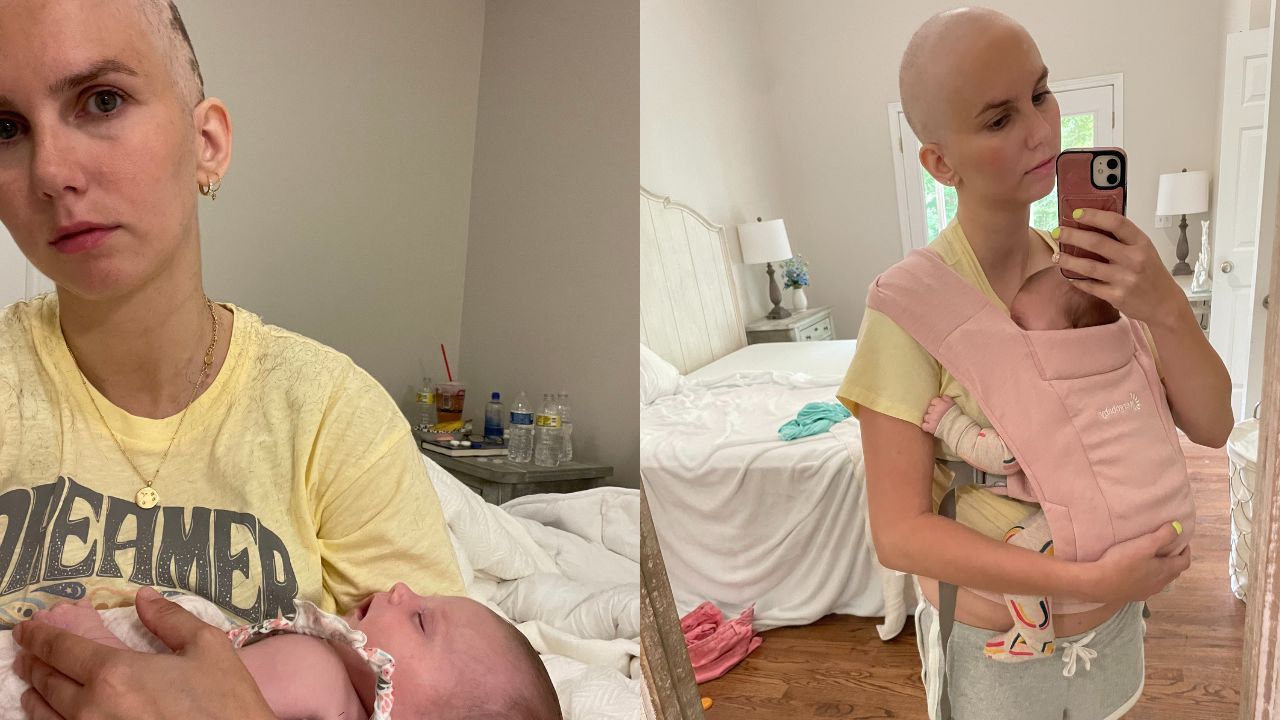 Mom Diagnosed with Cancer During Pregnancy Celebrates Daughter's First ...