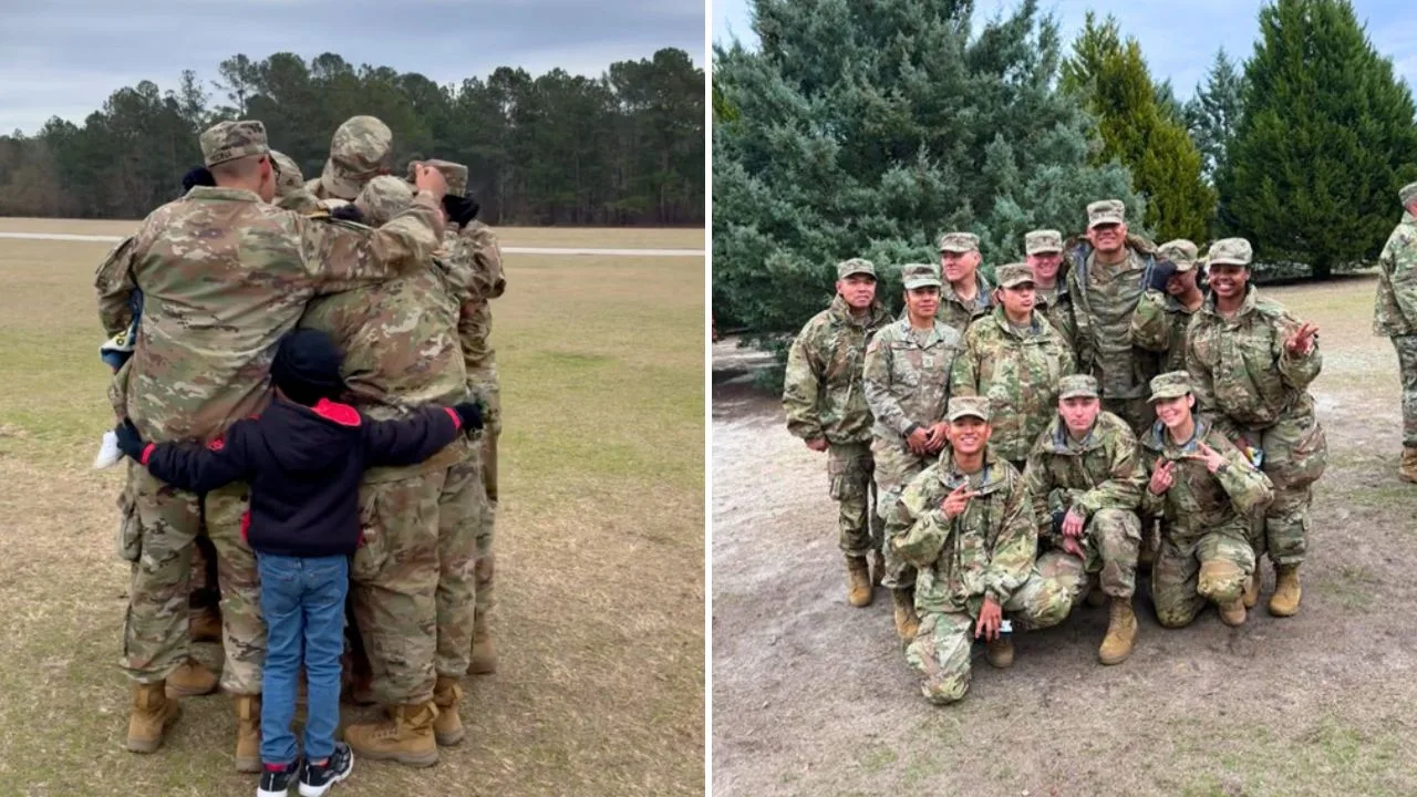 Recruits tap out grieving soldier at Army tap out ceremony after loss