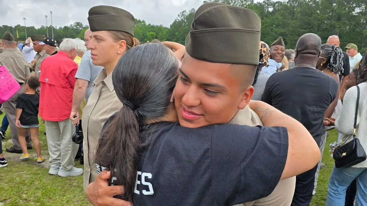 Soldier Receives Sacred Tobacco Blessing at Tapping-Out Ceremony