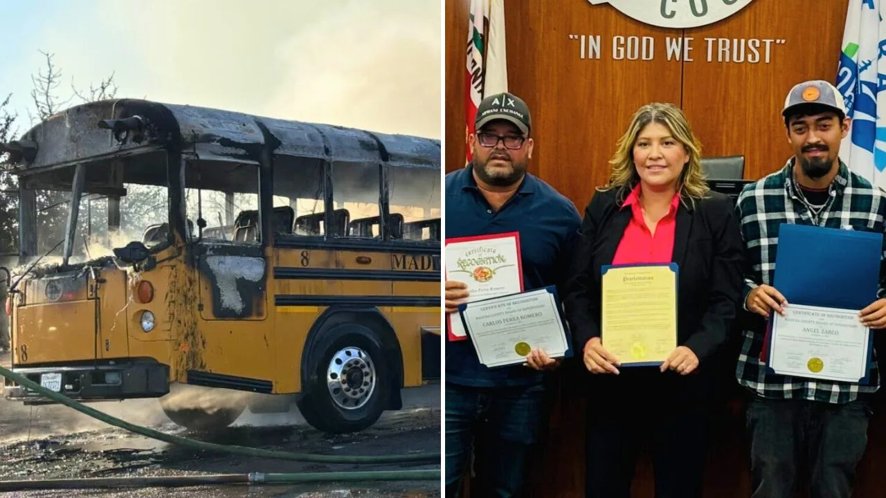Farmworkers Honored After Pulling 20 Kids From Burning School Bus