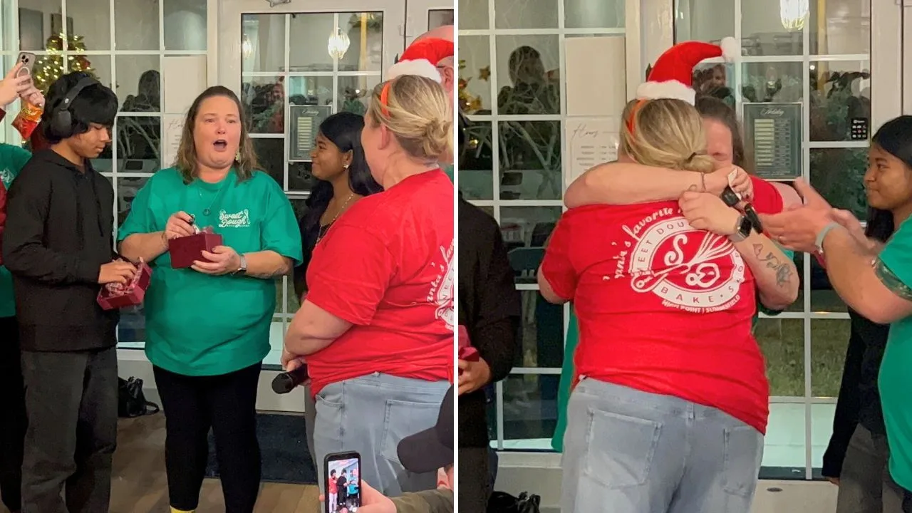 Bosses Surprise Single Mom With New Car For The Holidays
