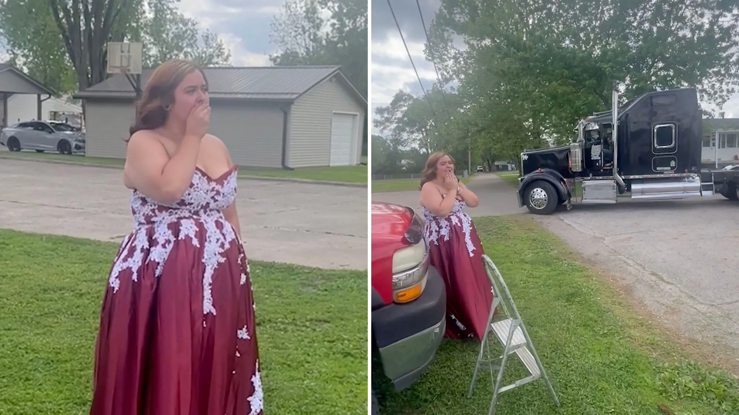 Teen Gets Ride To Prom In Late Father’s Truck