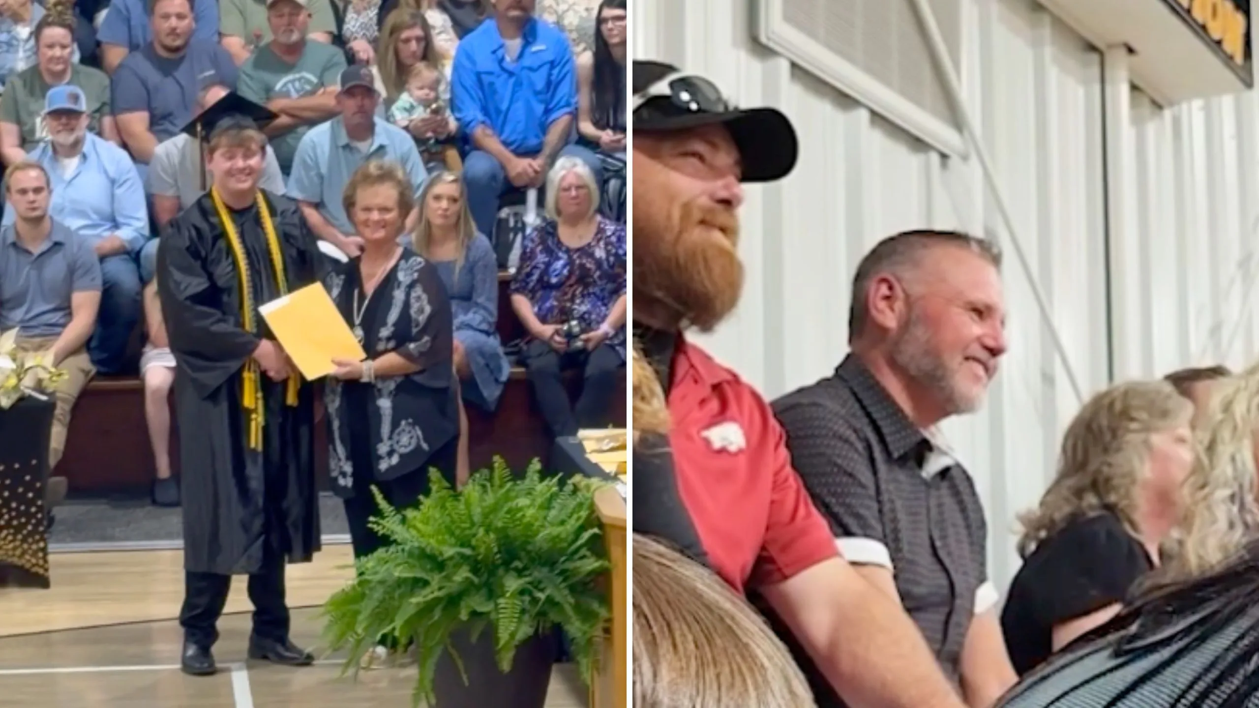 Teen Gives Stepdad Graduation Surprise With Last Name Reveal